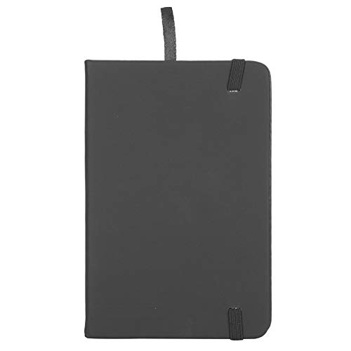 Uxsiya Strap Notebook A6 3Pcs Notebook PU Lather Gratitude Diary Office Notes for Writing Diary(black)