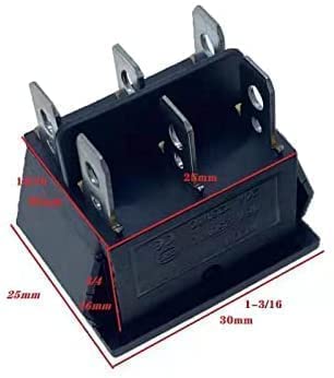 Start On Off Switch Fits Harbor Freight Predator 7000/8750 Watt 63086 63085 63087,3 Position 6 Pins
