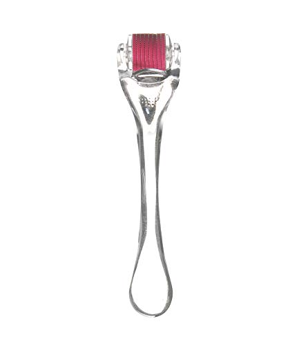 MeFace Derma Roller 0.25mm Microneedle and 540 Micro Needling Derma Roller to Improve Skin Health, Includes Free Storage Case-Transparent Derma Roller