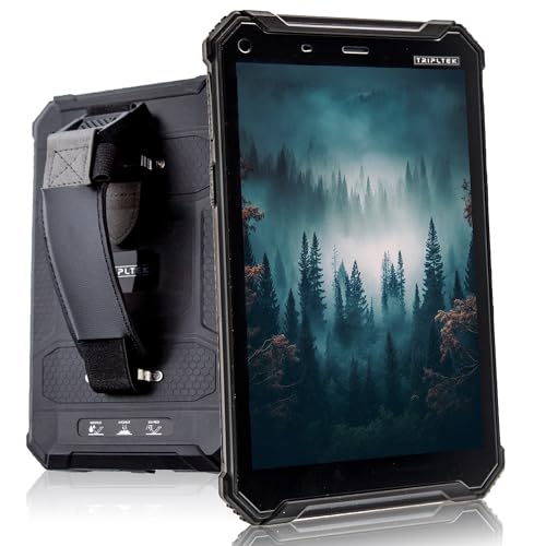 TRIPLTEK 8" PRO (4G LTE, 256GB) Ultra Bright 1200 nits, 8GB RAM, Android 10, Long Battery Life 12200mAh, Rugged Military Construction, Waterproof IP68, Brightest Tablet/Phone on The Market