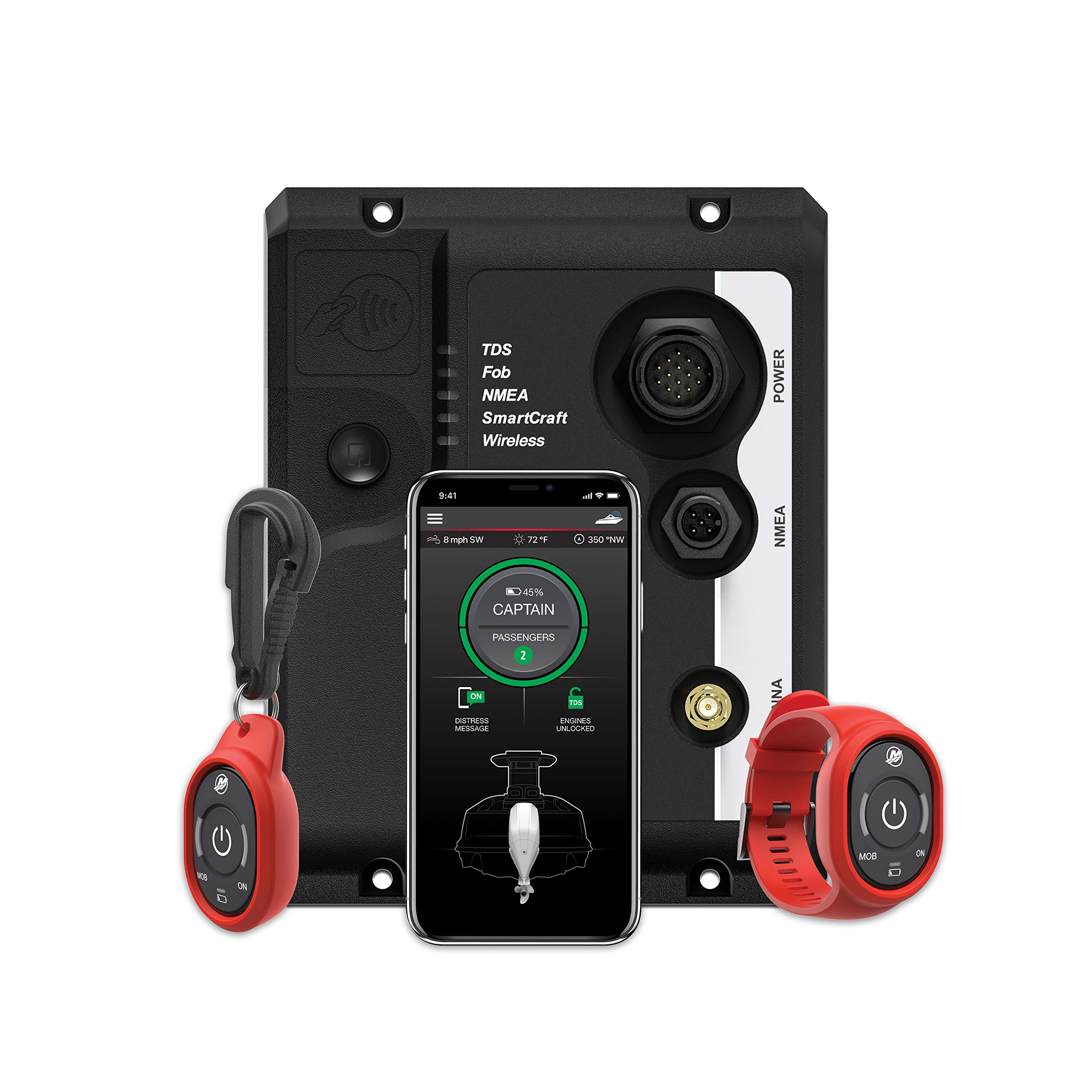 Marine Safety and Security System Kit - Mercury SmartCraft Engines - Single Engine - 8M6007933