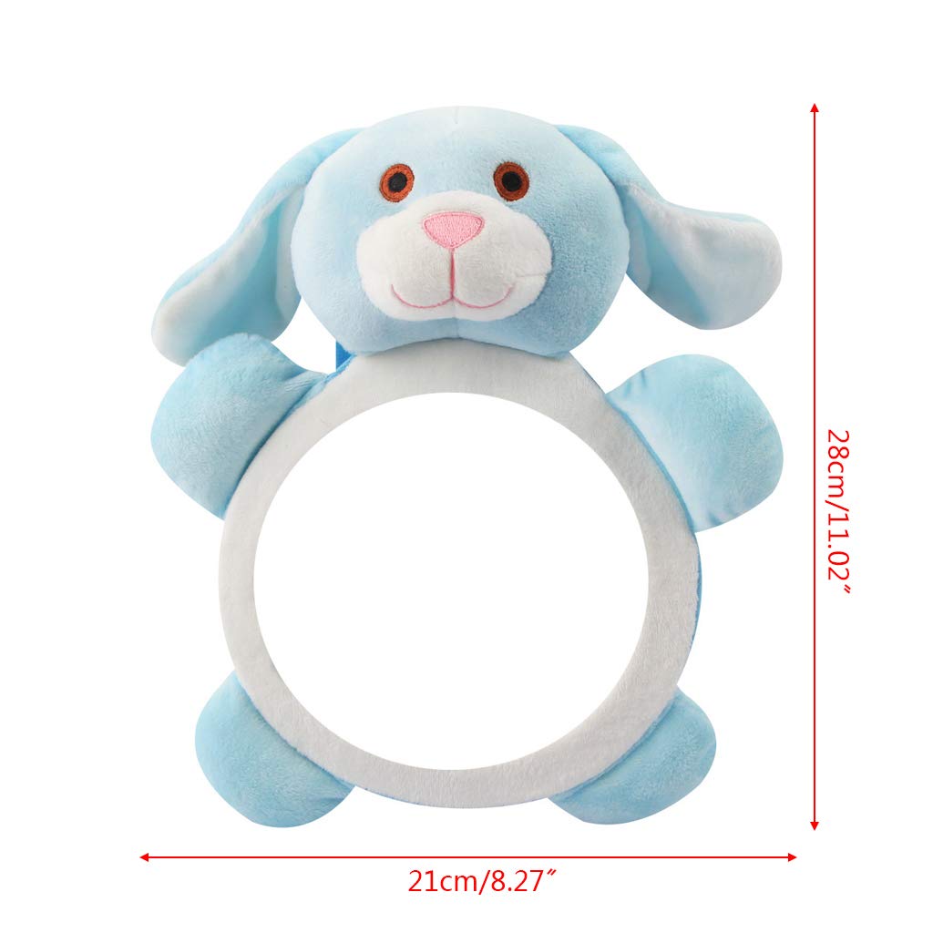 MEIYIN Car Baby Rearview Mirror Mini Wide View Rear Adjustable Safety Seat Back Mirrors Headrest for Kids Cars Accessories
