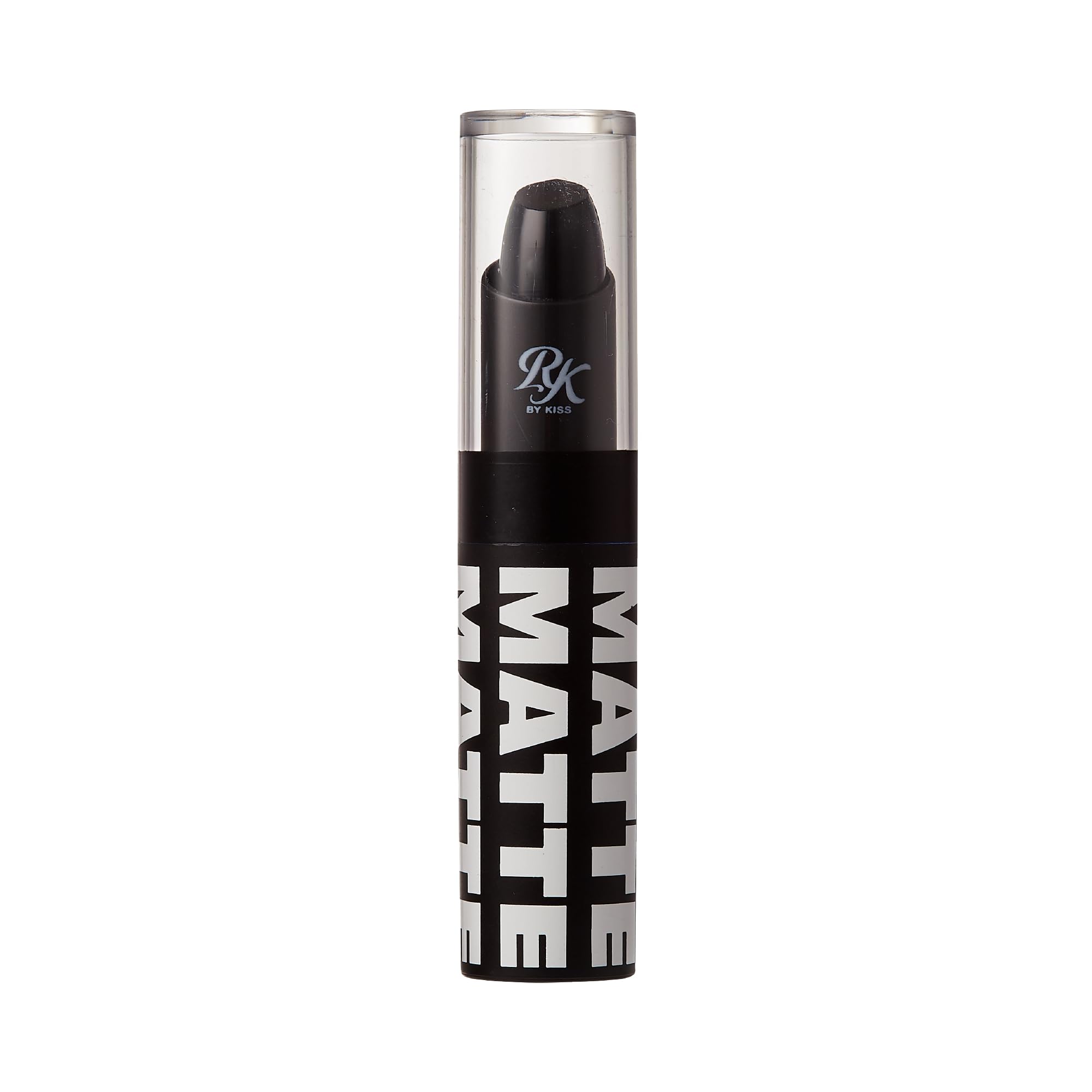 Ruby Kisses Lipstick, Black Color, Matte Finish, Long-Lasting, Highly Pigmented, Smooth Apply, Full Coverage Lip Color Makeup (Blackism)