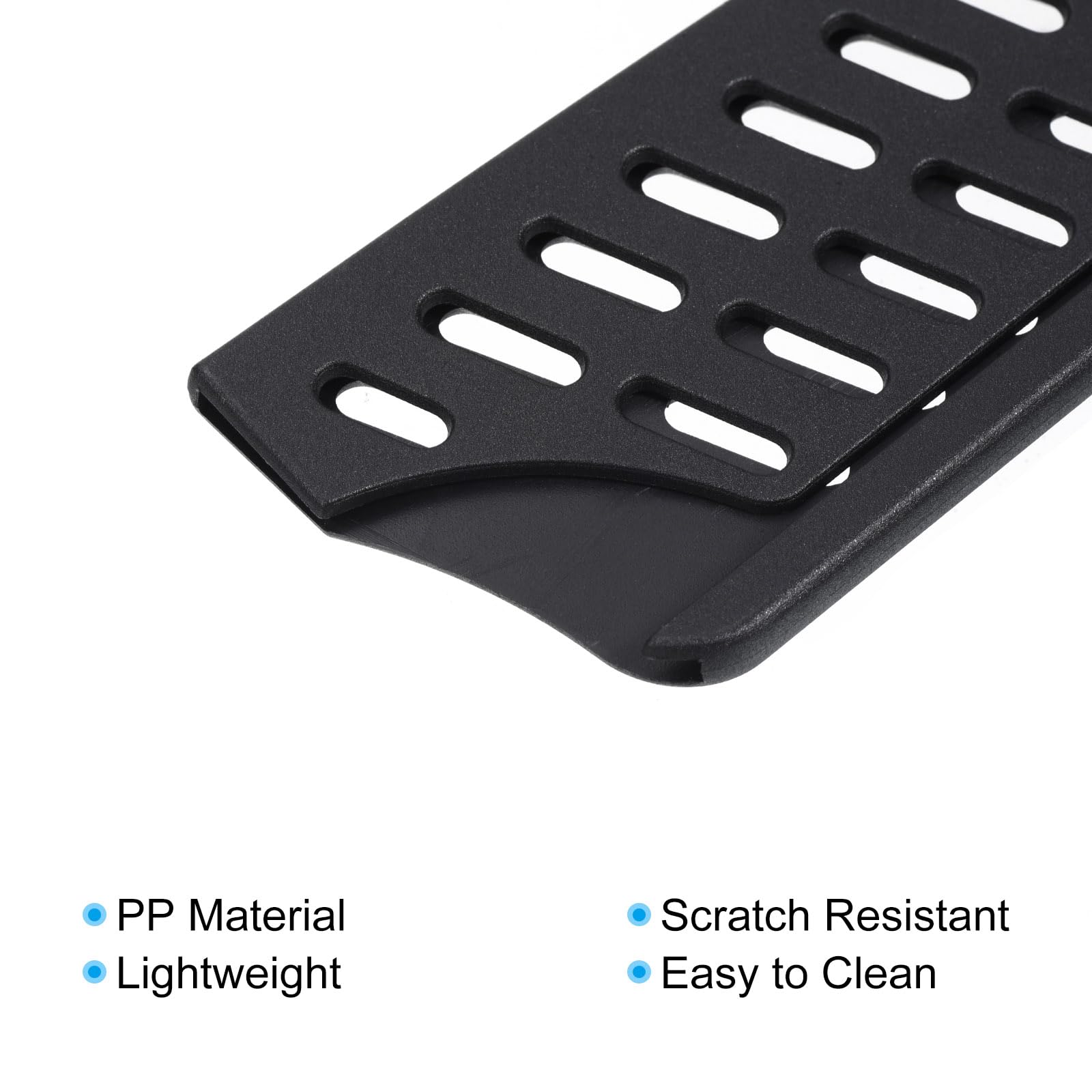 PATIKIL PP Safety Knife Cover Sleeves for 8" Chef Knife, 2 Pack Knives Edge Guard Blade Protector Universal Knife Sheath Portable for Kitchen, Black