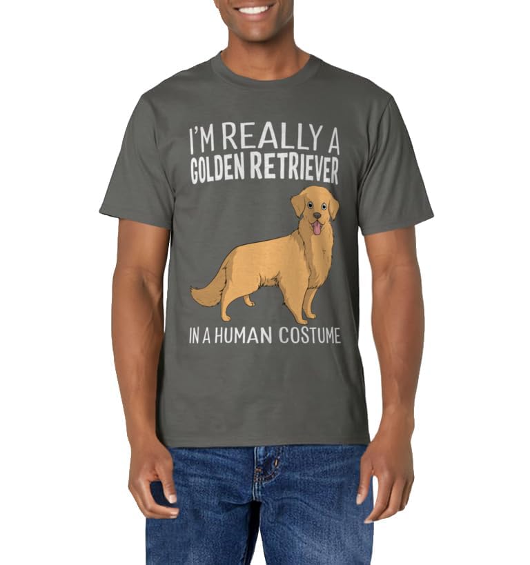 My Human Costume Im A Golden Retriever Dog Halloween T-Shirt