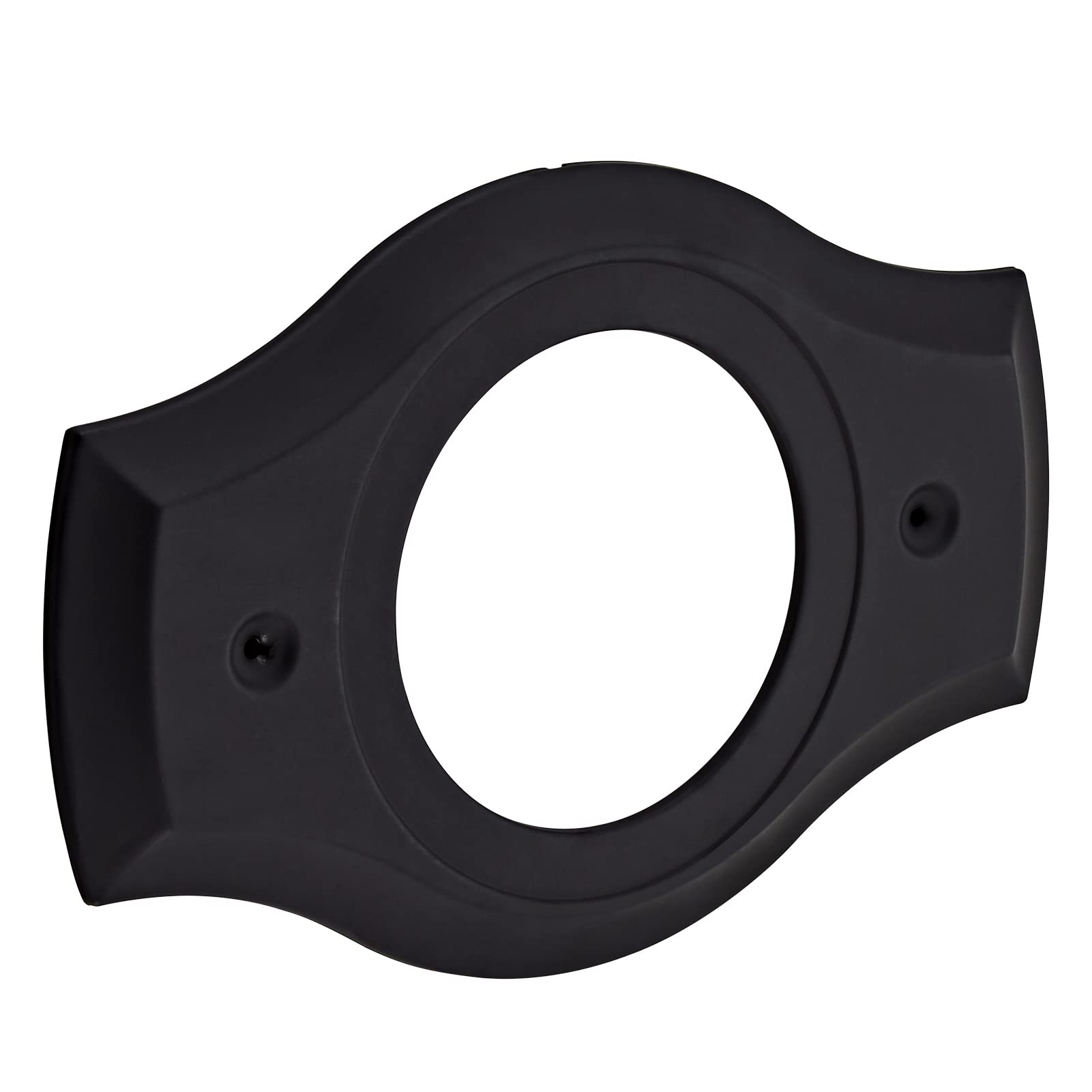 Renovation Shower Cover Plate for 2-Handle or 3-Handle to 1-Handle Shower Updates, Matte Black