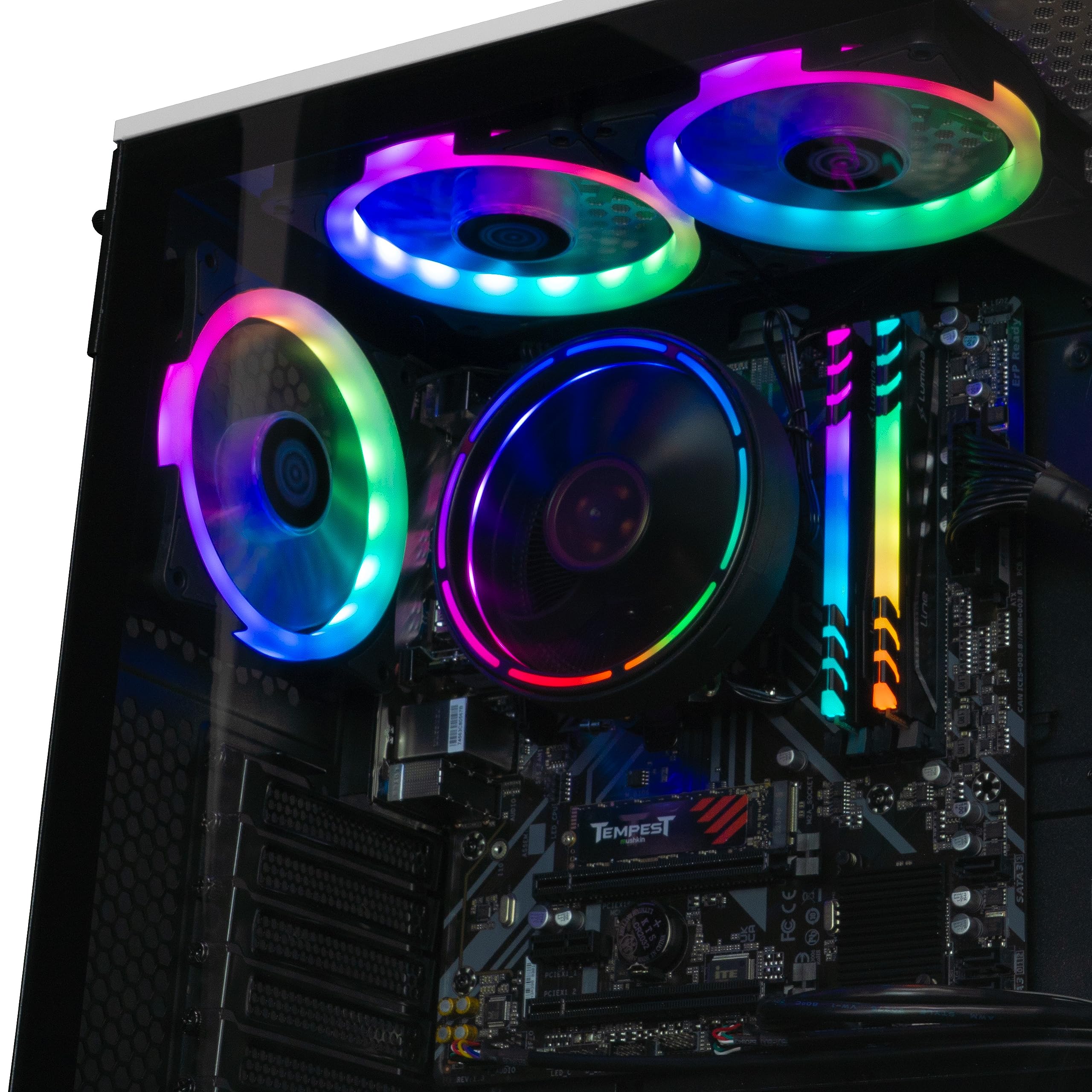 Periphio Astral Prebuilt Gaming PC - AMD Ryzen 5 4600G (4.2GHz Turbo) | Radeon Vega 7 Graphics | 1TB M.2 NVMe SSD | 16GB DDR4 RAM | Windows 11 Ready Gaming Computer Desktop | WiFi + Bluetooth