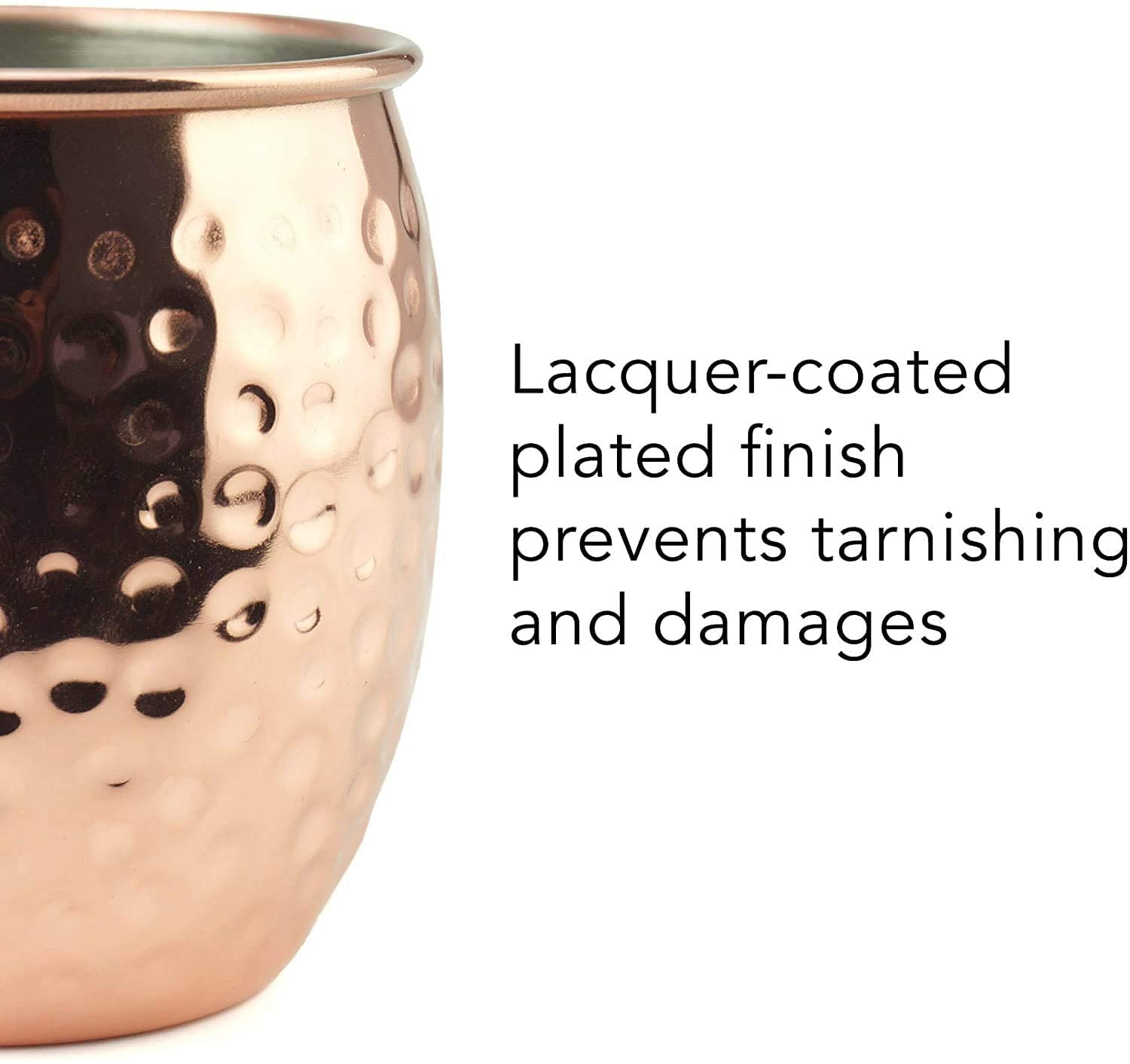PG Bundle #1 - Moscow Mule Mugs (4pc) and Copper Stainless Steel Wine Glass (4pc)