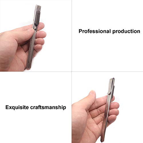 YouU 1pcs Acrylic Cutter and 10 Pcs Blade Set with Mini Box,Multi-Use Cutter with Cutting Blade/1pcs Retractable Utility Knife(Silver)