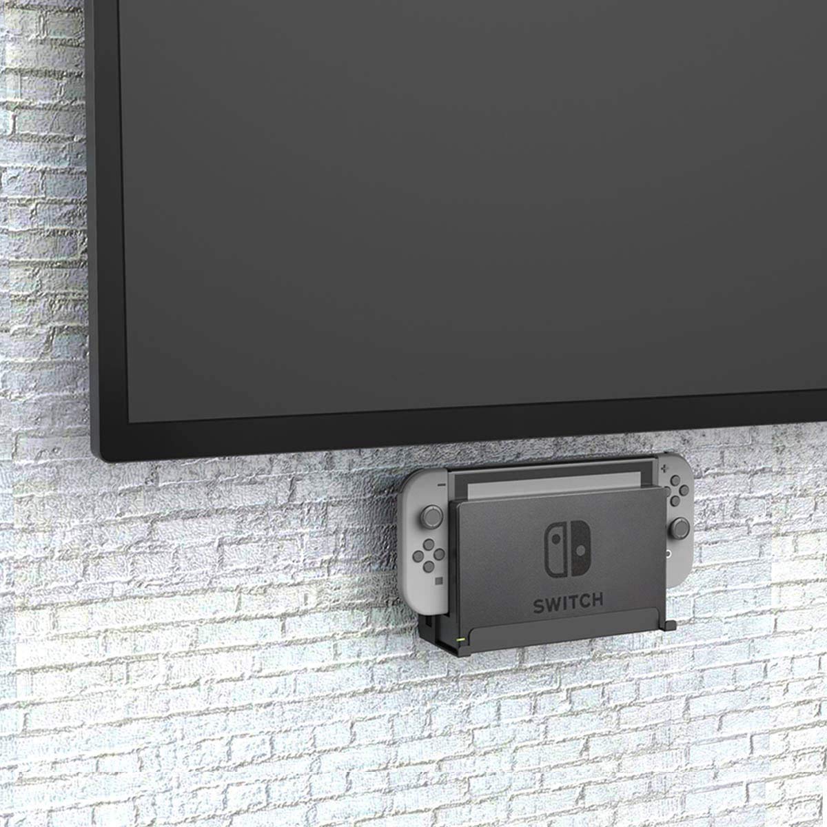 Monzlteck Wall Mount for Switch, Near Or Behind TV,Save Space,Quick Heat Dissipation, Easy to Install
