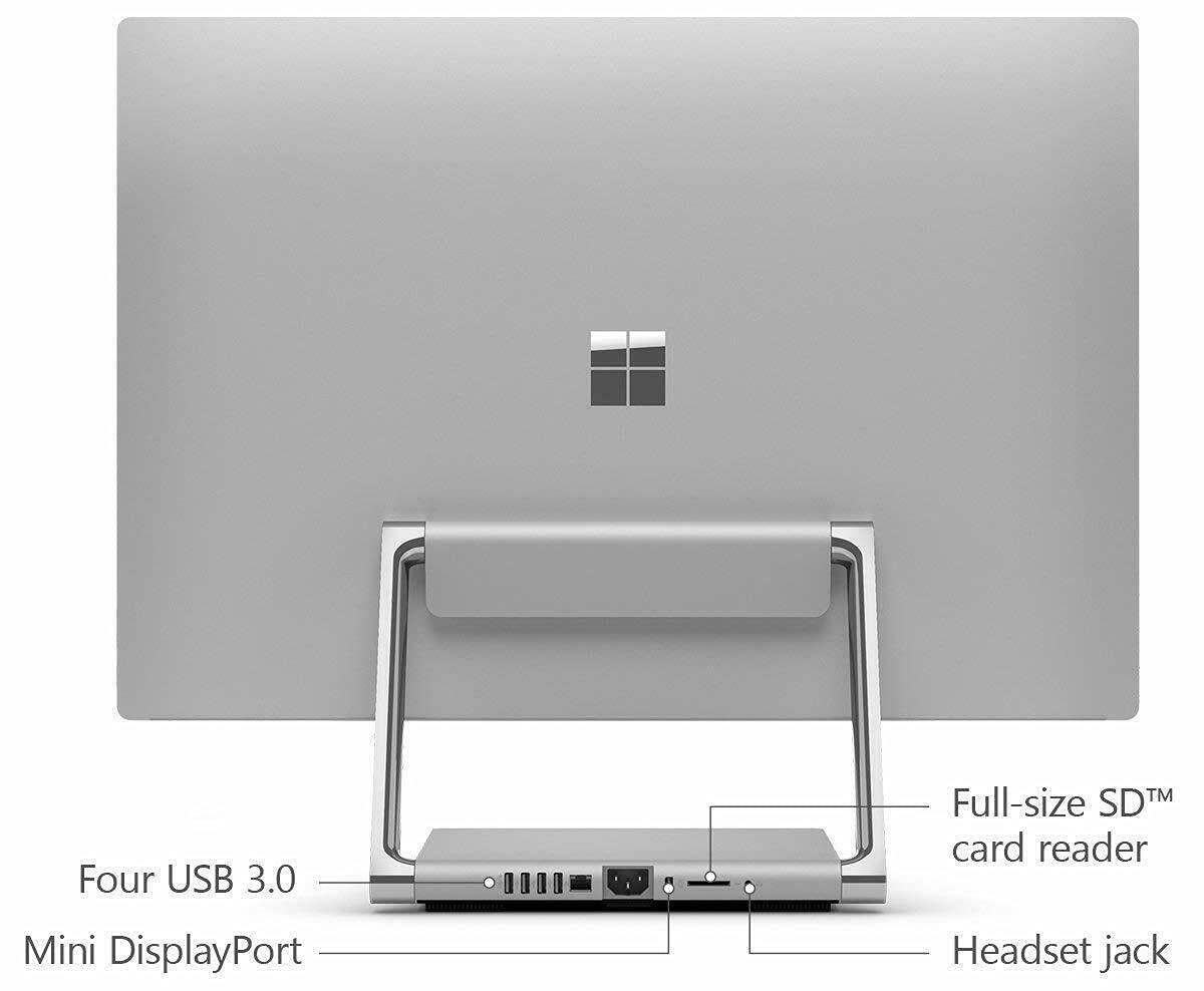 Microsoft Surface Studio All-in-One Computer - Intel Core i7 (6th Gen) i7-6820HQ 2.70 GHz - 16 GB LPDDR4 - 1 TB HHD - 28in 4500 x 45H-00001 (Renewed)