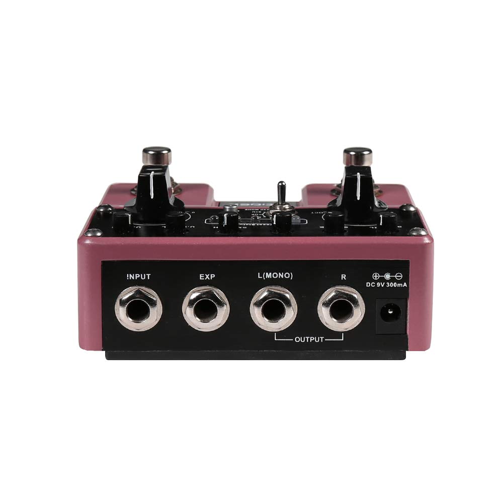 MOOER Tender Octaver Pro, Stereo Octave Pedal with Adjustable between unison and +1/-1 octave Make Your Harmonization, Pitch Shifting, Whammy and Detune Chorus Effects