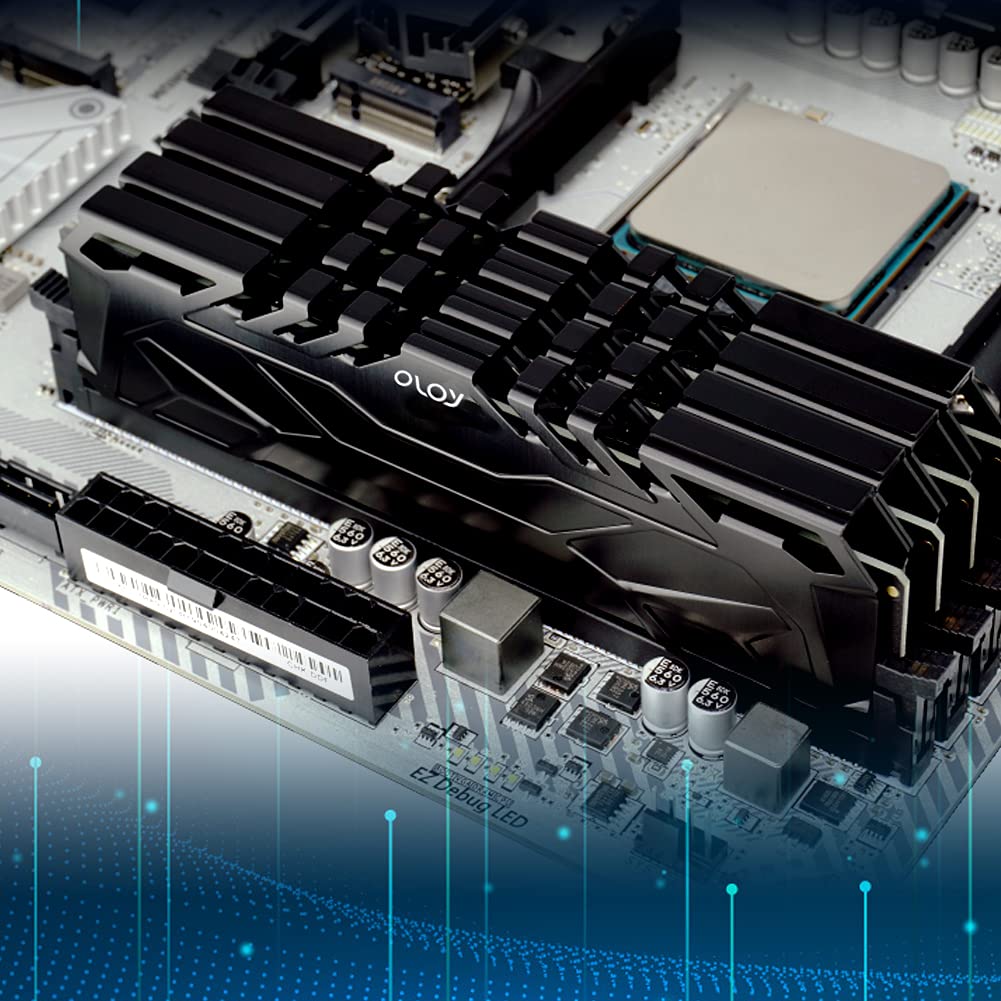 OLOy DDR4 RAM 128GB (4x32GB) 3000 MHz CL16 1.35V 288-Pin Desktop Gaming UDIMM (MD4U323016DJQA)
