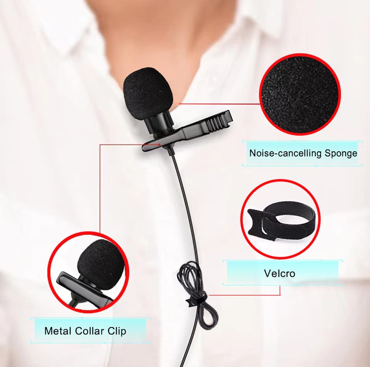 UDEE Microphone Type-c e, Mini Portable for Live, Interview, Meeting and Other Scenarios