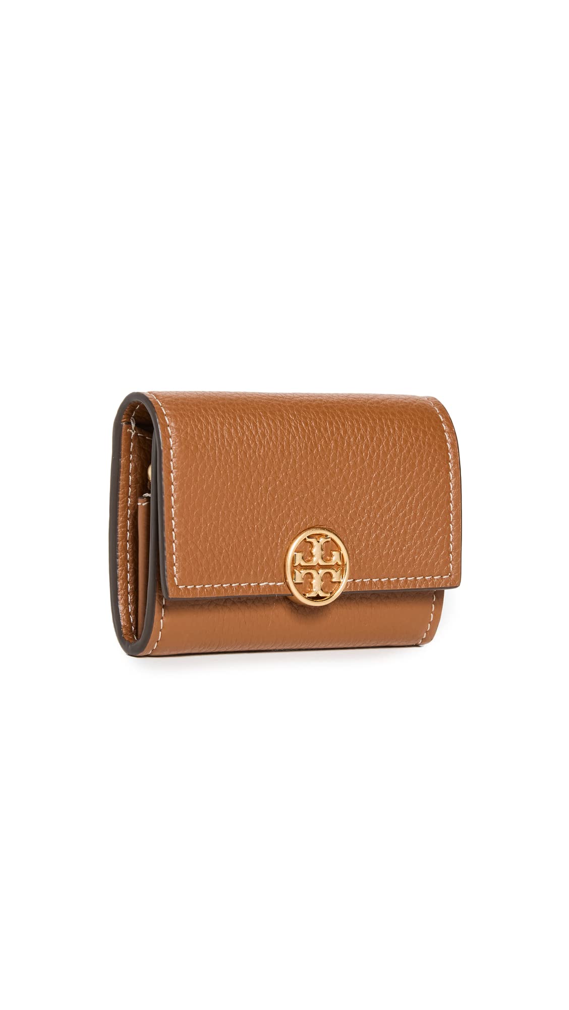 Tory Burch Women's Miller Mini Wallet, Light Umber, Grey, One Size