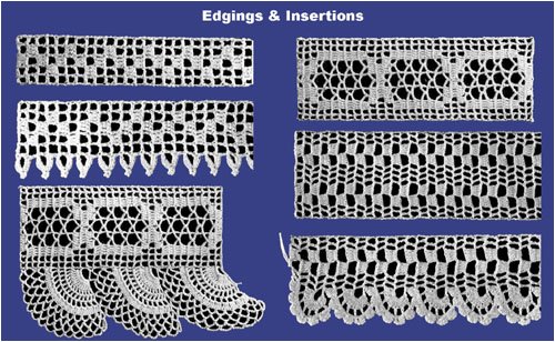 Mary Fitch #7 c.1917 - Filet Crochet with Instructions