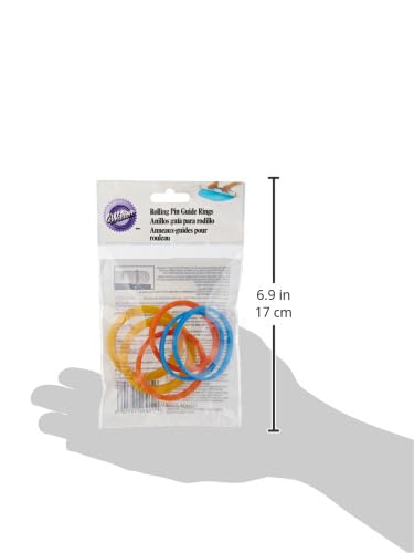 Wilton Fondant 20-Inch Rolling Pin Guide Rings