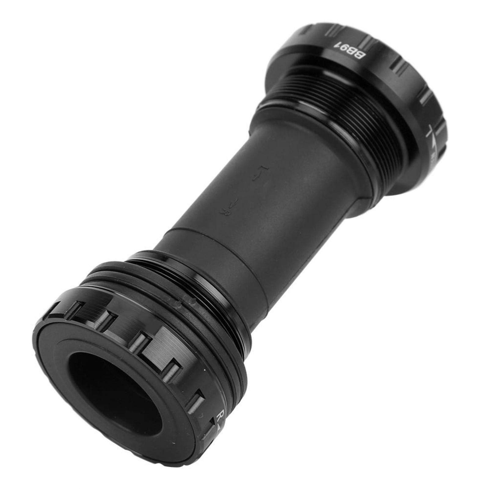 Shipenophy Bike Hollow Press-in Type Thread Bottom Bracket Accessory Road Mountain Bicycle Bike Bottom Bracket for Mountain Road Bicycle(Black)