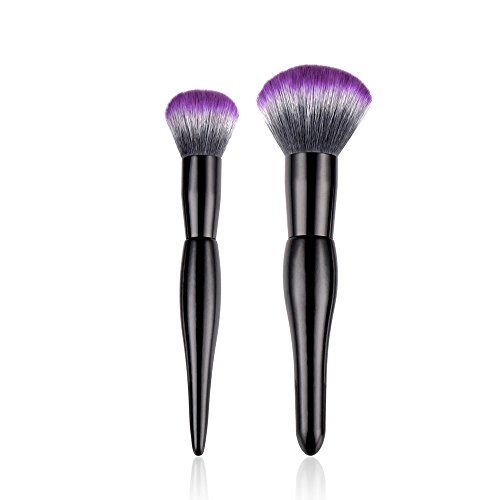 Womens Makeup Brushes 2Pcs Pro Makeup Brushes Set Foundation Powder Eyeshadow Eyeliner Lip Brush Tool Eye Shadow Applicator Double Sided