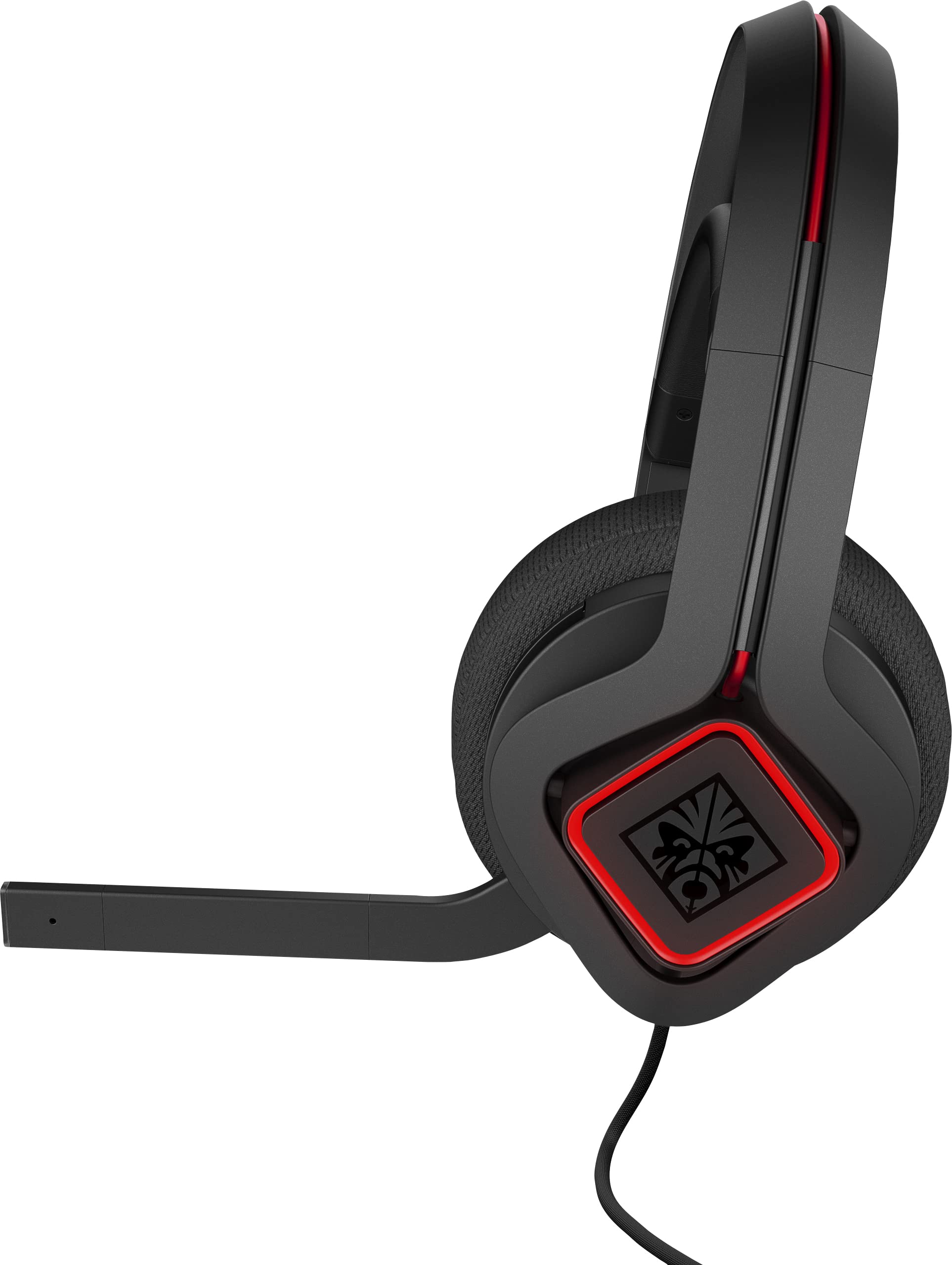 OMEN Mindframe Prime Gaming Headset with Cooling FrostCap Ear Cups, Custom RGB, 7.1 Surround Sound, Noise-Canceling Microphone (6MF35AA), Black, Small