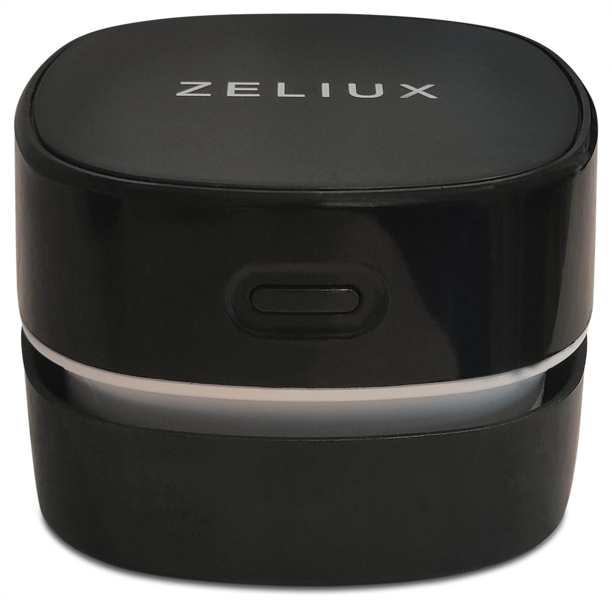 Zeliux VacGroom Grooming Vacuum Cleaner for Men - Portable USB Rechargeable Stubble Bathroom Sink Cleaner with Post-Trimming Beard Hair Suction