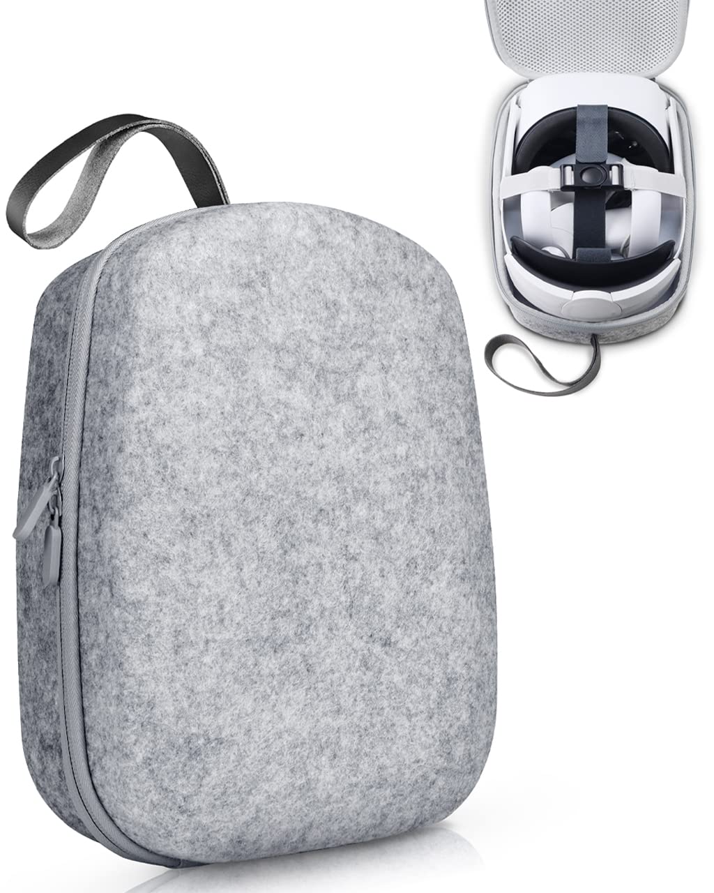 RETHONE Hard Carrying Case Compatible with Meta/Oculus Quest 2 Basic/Elite Version, Large Space Cover Storage Bag for Oculus Quest 2 & Other Accessories, Suitable for Travel and Home