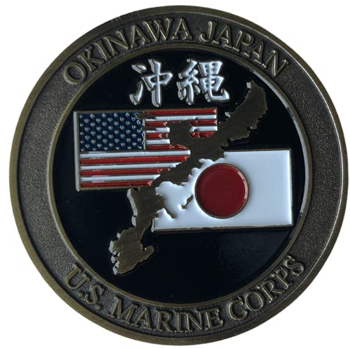 United States Marine Corps USMC Semper Fi Okinawa Japan Challenge Coin