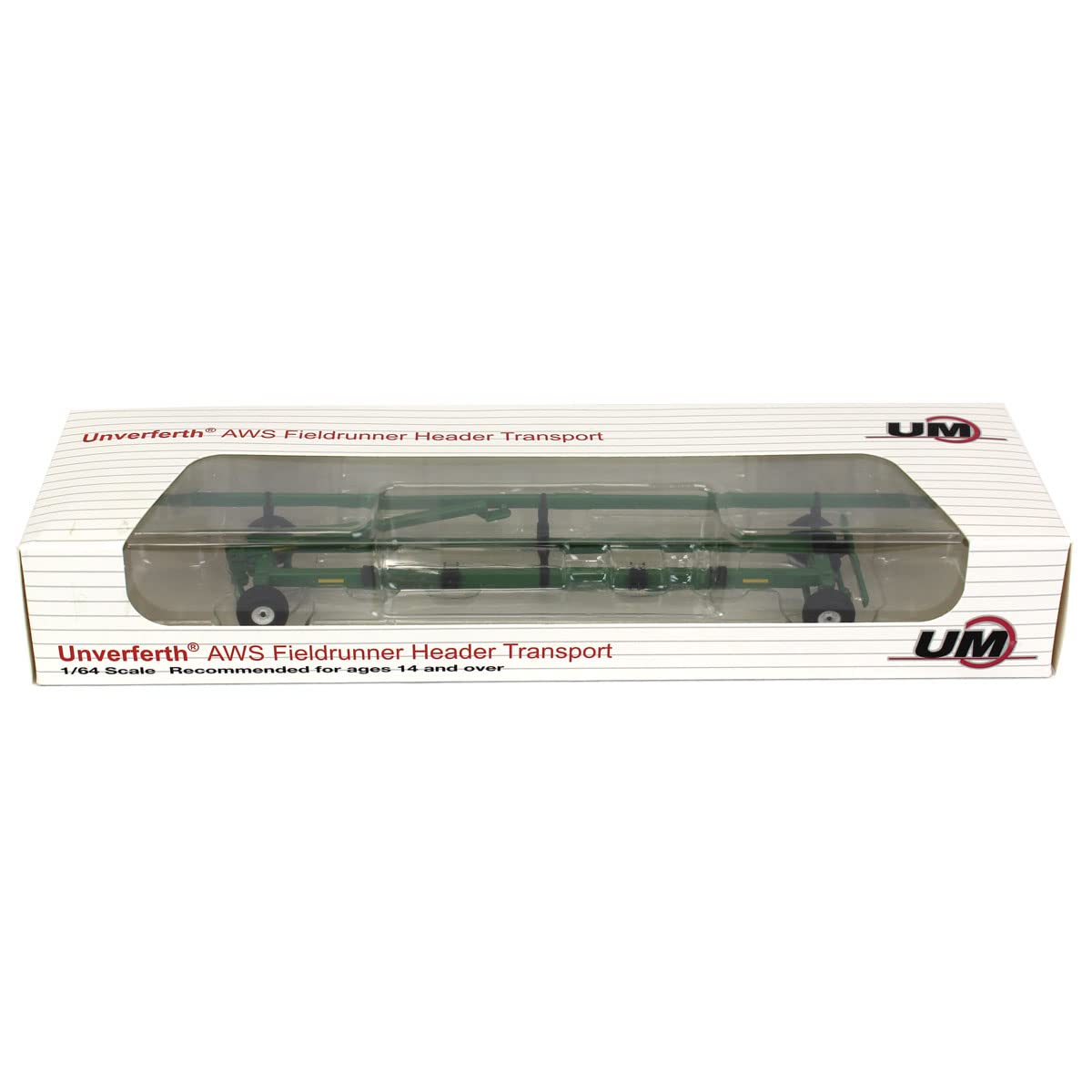 Spec Cast 1/64 Green Unverferth Combine Header Trailer UBC-022
