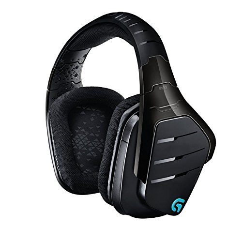 Logitech G933 Artemis Spectrum - Wireless RGB 7.1 Dolby and DTS:X HeadphoneX Surround Sound Gaming Headset - PC, PS4, Xbox One, Switch, and Mobile Compatible - Advanced Audio (Renewed)
