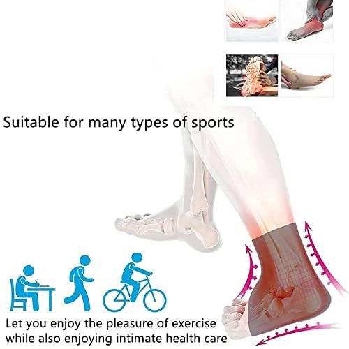 Soothe Socks for Neuropathy Pain, Outdoor Sports Ankle Compression Foot Cover, Soothe socks for Neuropathy, Soothe socks for Foot, Ankle Brace Compression Support (White, Large/XLarge)