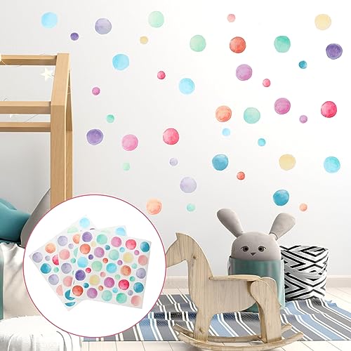 MAGICLULU 3 Sheets Dot Stickers Classroom Decorations Classroom Stickers Classroom Border Trim Adhesive Border Sticker Classroom Blackboard Accessories PVC Bulletin Board It Can Move