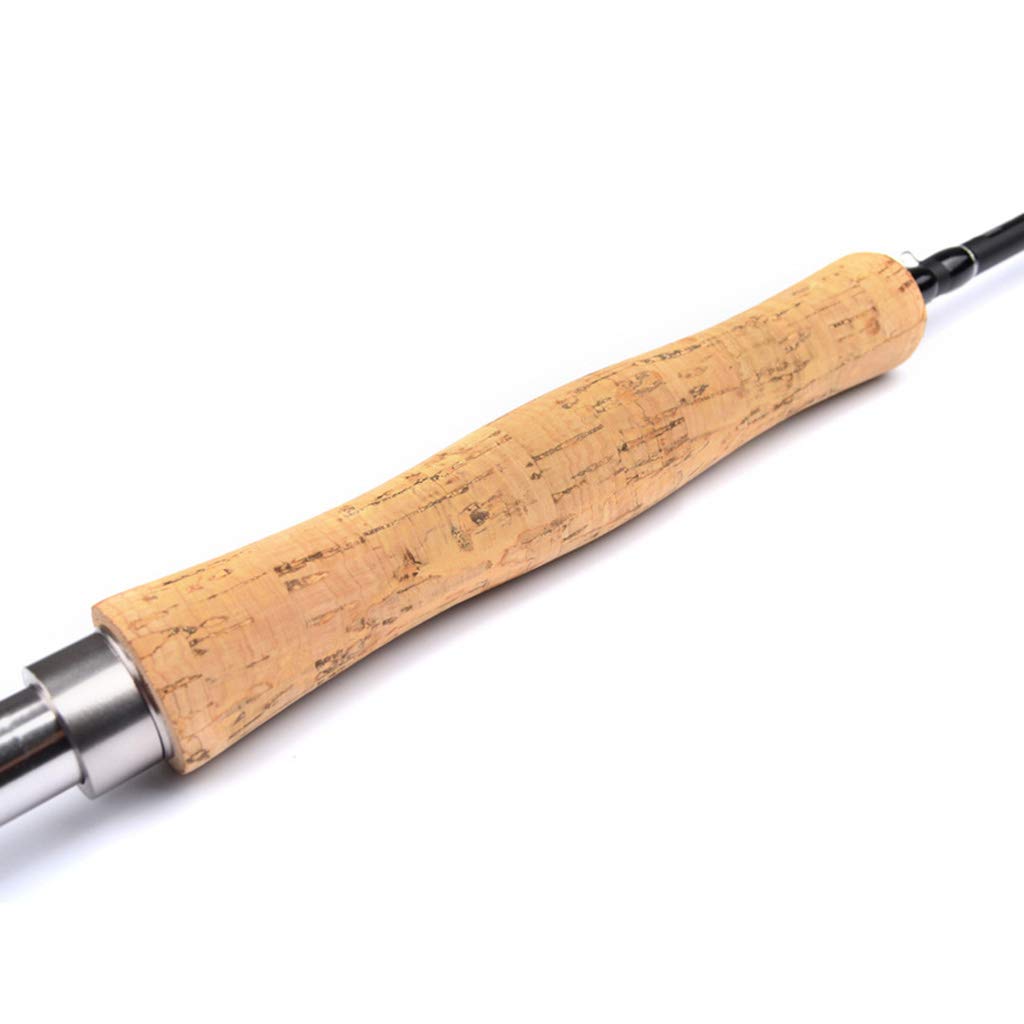 LOVEPET 2.7M 4 Section Carbon Fly Fishing Rod with Soft Cork Handle Fish Tackle 3/4#