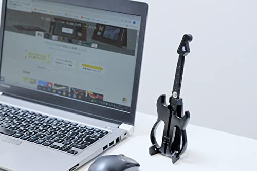 Stratocaster Electric Guitar Scissors with Stand and Cap, Metallic Blue - Fluorine Coating, Japanese Stainless Steel - Made in Seki Japan