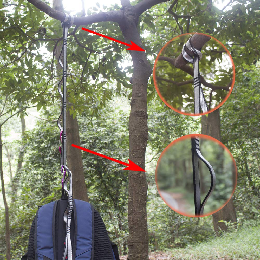 MauSong Climbing Strap Daisy Chain Nylon Daisy Chain Adjustable Strap Rope Yoga Extend Belt ,1PCS