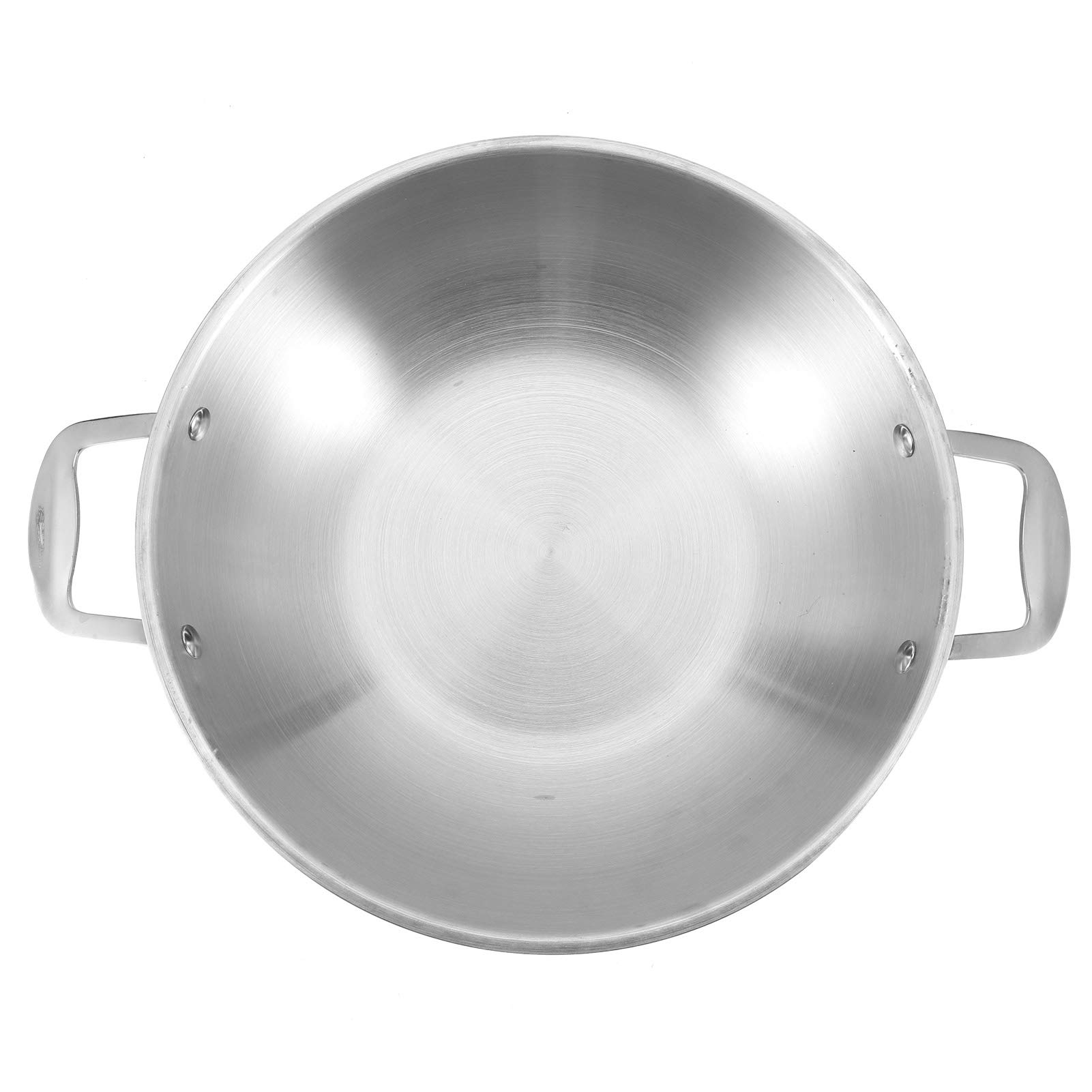 Steamer Pot for Cooking, Stainless Steel Pot Non‑Stick Pot Kitchen Cookware for Cooking Hotpot Soup(11.8 x 3.7inch)
