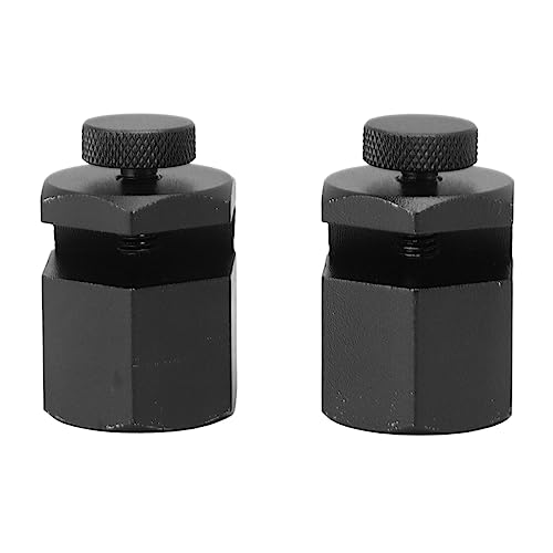 Miokycl 2PCS Stair Guages Knobs Aluminium Alloy Stair Stringer Layout Tool for Framing Carpentry Rafter (Black)