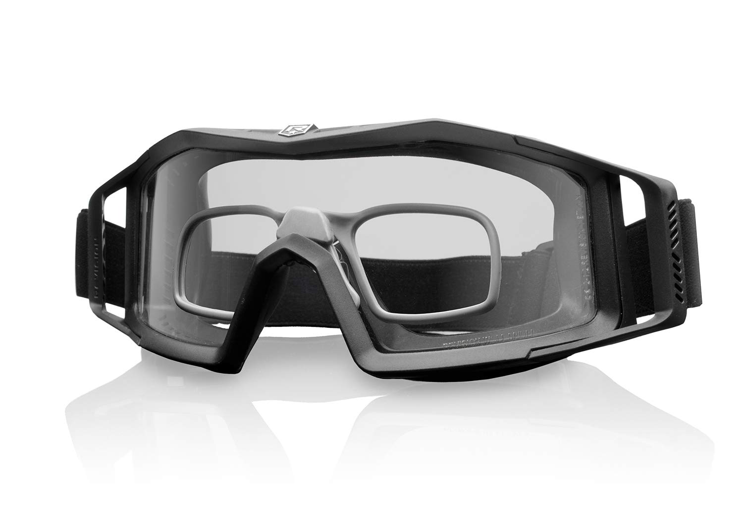 Revision Military Prescription Rx Carrier & Connector System, Gray, Compatible With Sawfly Eyewear, Desert Locust Goggles & More, Rx Inserts Not Included