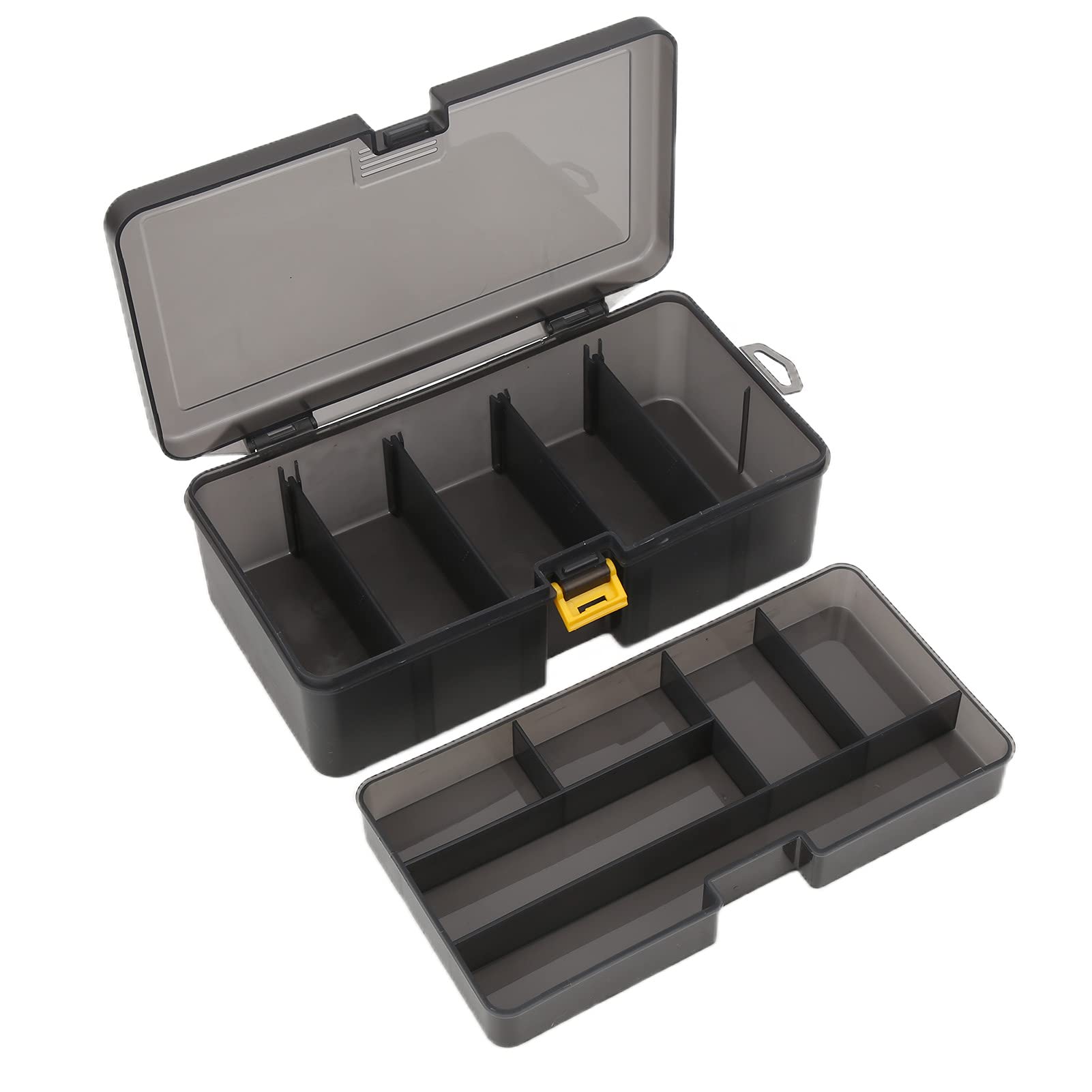 plplaaoo Lure Box, Tackle Boxes,Small Tackle Box Organizer,Double Layer Multifunctional Plastic Fishing Tackle Accessory Box for Storage and Sorting of Fishing Tackle, Easy to classify, Tackle Box