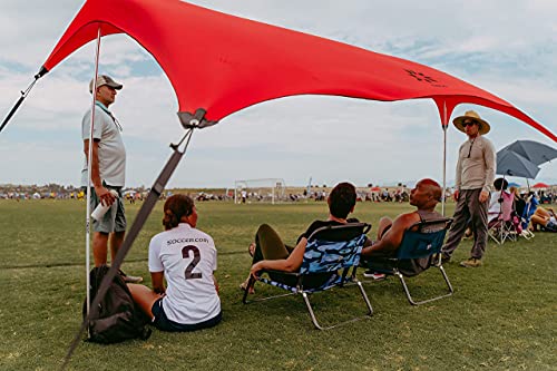 Neso Sidelines Grande : Versatile Sports Sun Shelter, Patented Corners & Poles, 100% Recycled Stakes