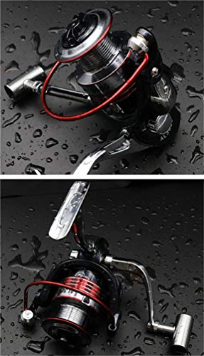LLJPYX7L Spinning Boat Fishing Reel, Large Capacity 13+1BB rustproof Bearing 4.7:1/5.0:1 Gear Used by Novice, Suitable for Salt Water and Fresh Water (Size : 2000)