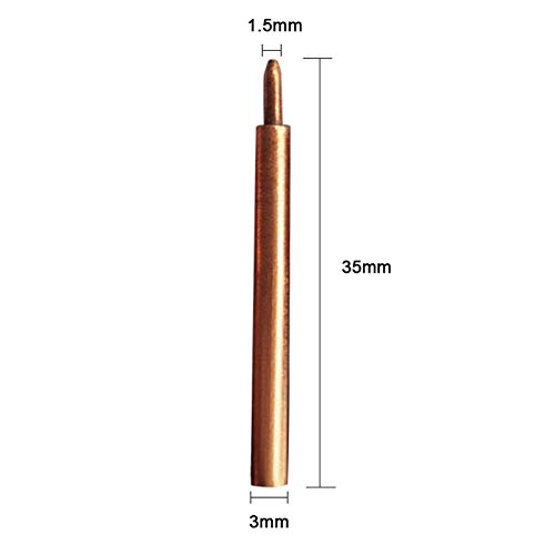Zrong 10Pcs/Lot Used for Spot Welder Machine Pulse Spot Welder Solder Needle Solder Pin Suitable for 709A 788H 787A Welding