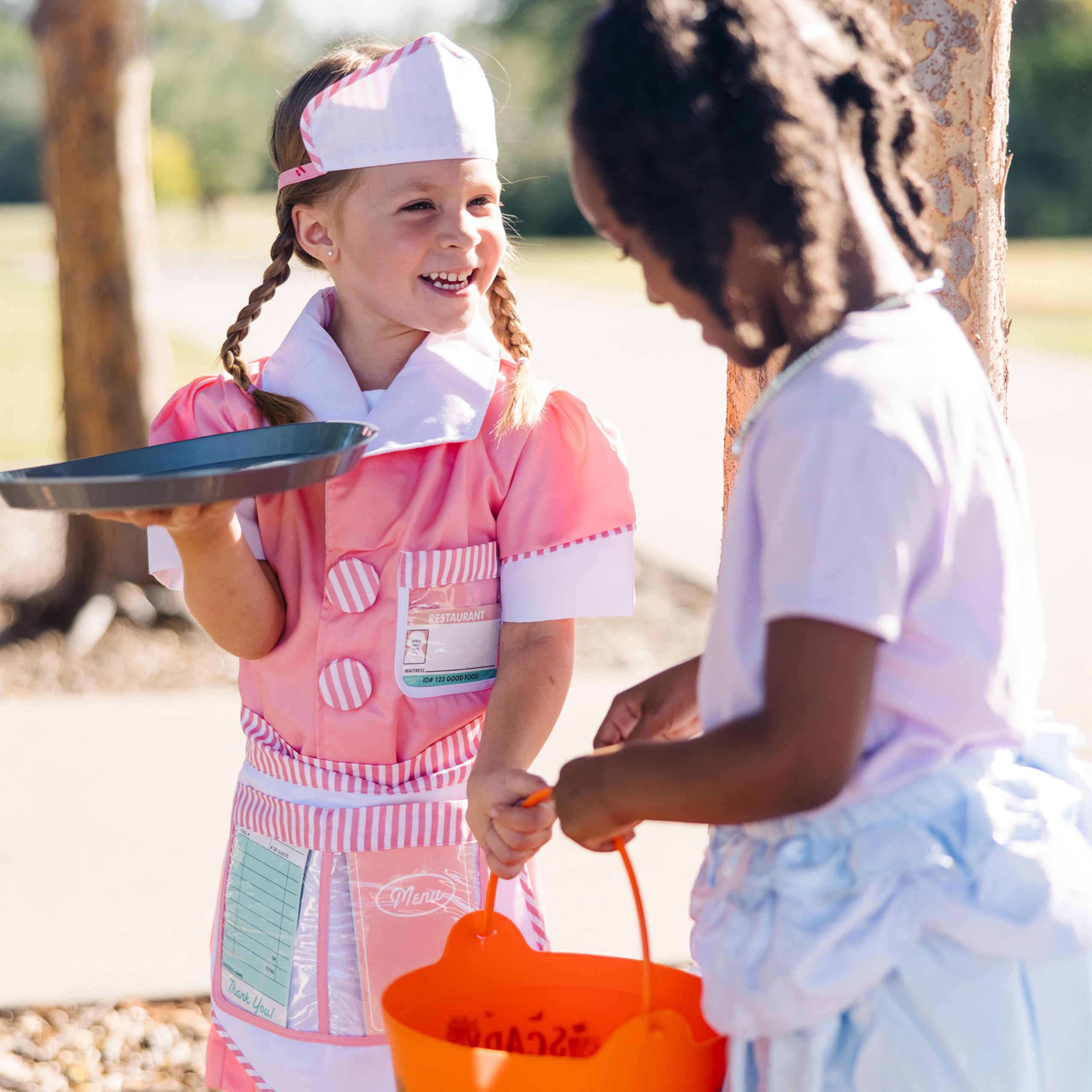 Melissa & Doug Waitress Role Play Set (FFP),Pink