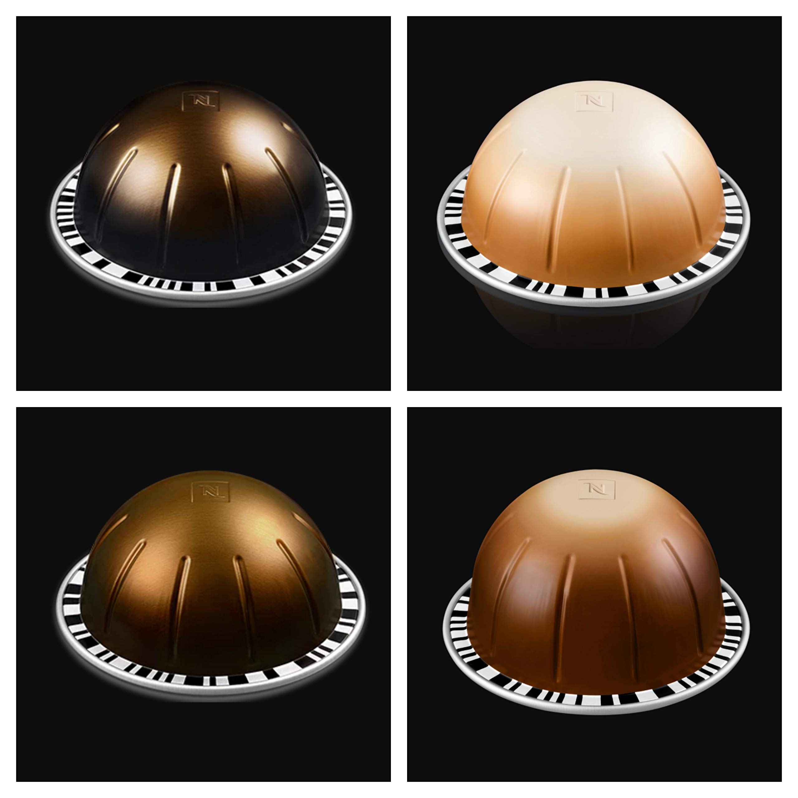 Nespresso Vertuoline Crafted Assortment (European Version) - a Total of 40 Coffee and Espresso Capsules Pods