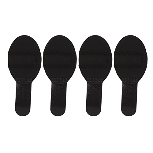 Splint Finger Support Brace, Black Stable Fixed Finger Splint 4 Pcs Effectively Relieve Hook and Loop Design Wide Applications for Sports Injury
