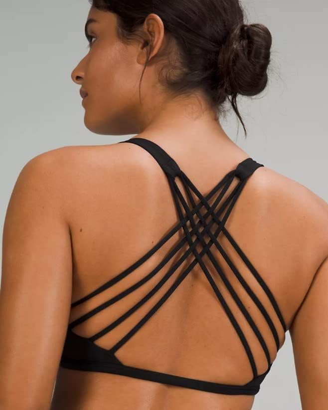 lululemon Free to Be Wild Strappy Sports Bra Black (8)