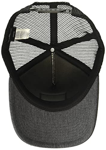 Quiksilver Men's Omnipotent Trucker Hat, Charcoal Heather, One Size