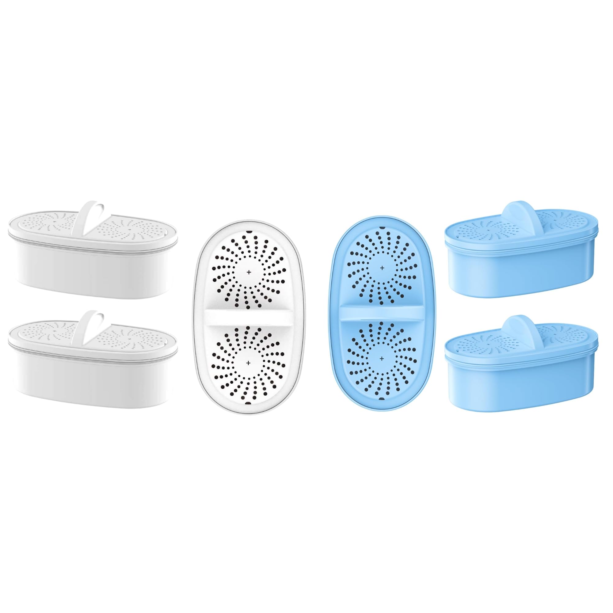 Waterdrop Replacement Filters for All Waterdrop Pitcher Filtration System, WD-PF-01A Plus 3 Packs & WD-PF-AL Alkaline Filters 3 Packs