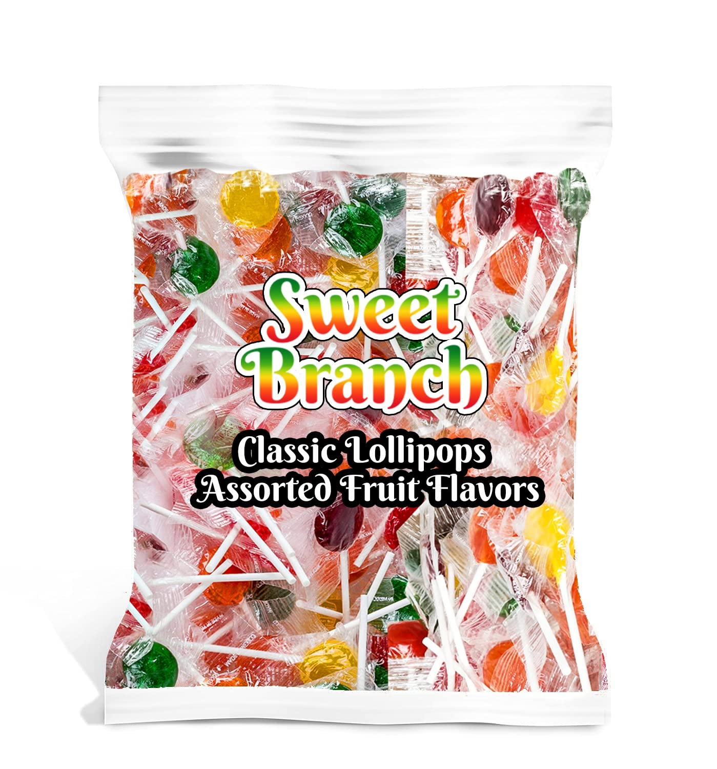 Mayfair Lolly Pops Assorted Lollipops Fruit Flavor Suckers β Individually Wrapped 5 Fruity Flavors Hard Candy - 4 pound Bulk Candy Pack