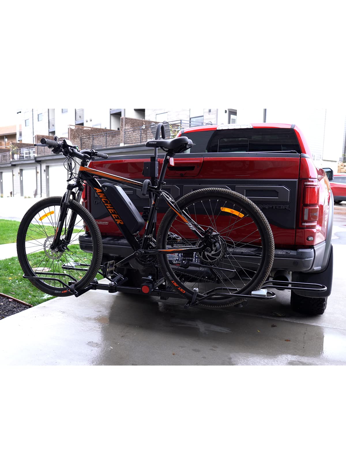 SIMETU&HS Bike Rack Carrier for Car Truck SUV,132 lbs Heavy Weight Capacity - Tray Style Smart Tilting Design (2-Bike Carrier)