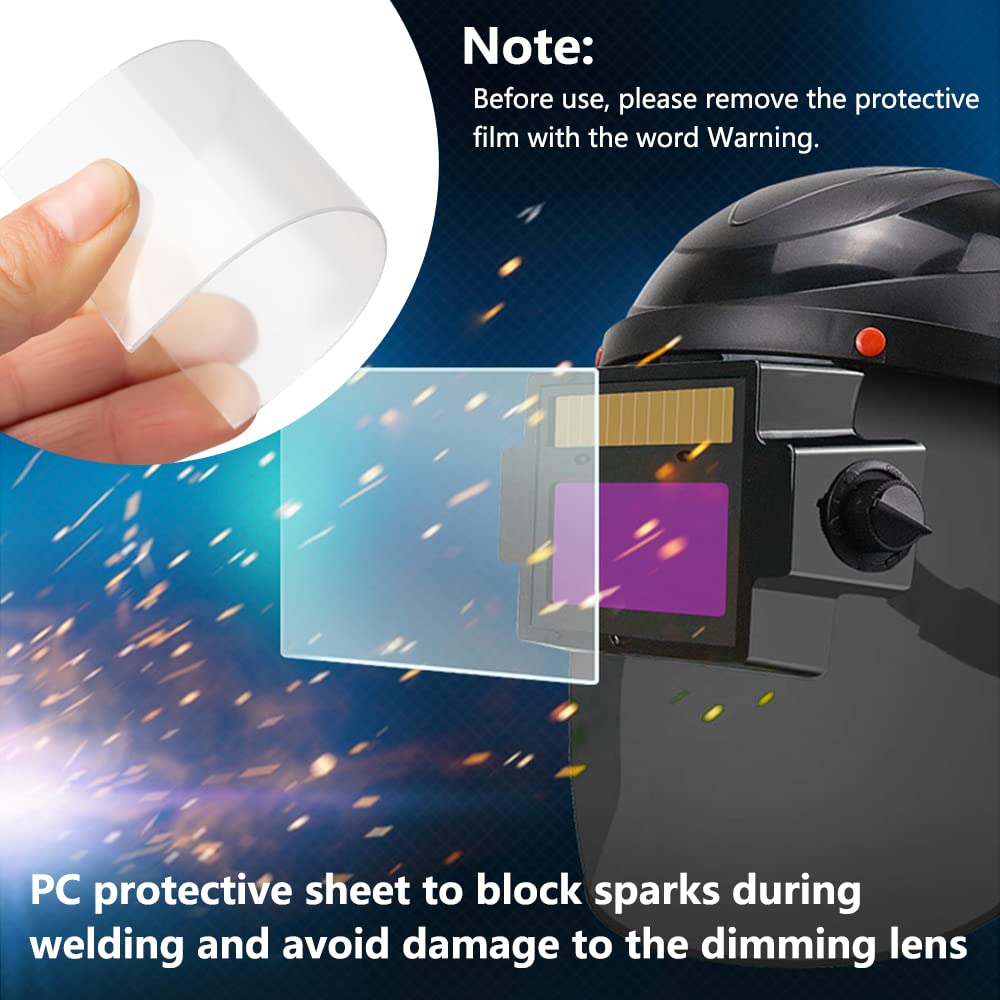 Watris Veiyi Auto Darkening Welding Lens, Solar Welding Lens Panel, Welding Helmet Mask Lens for Welding Helmet Lens Replacement